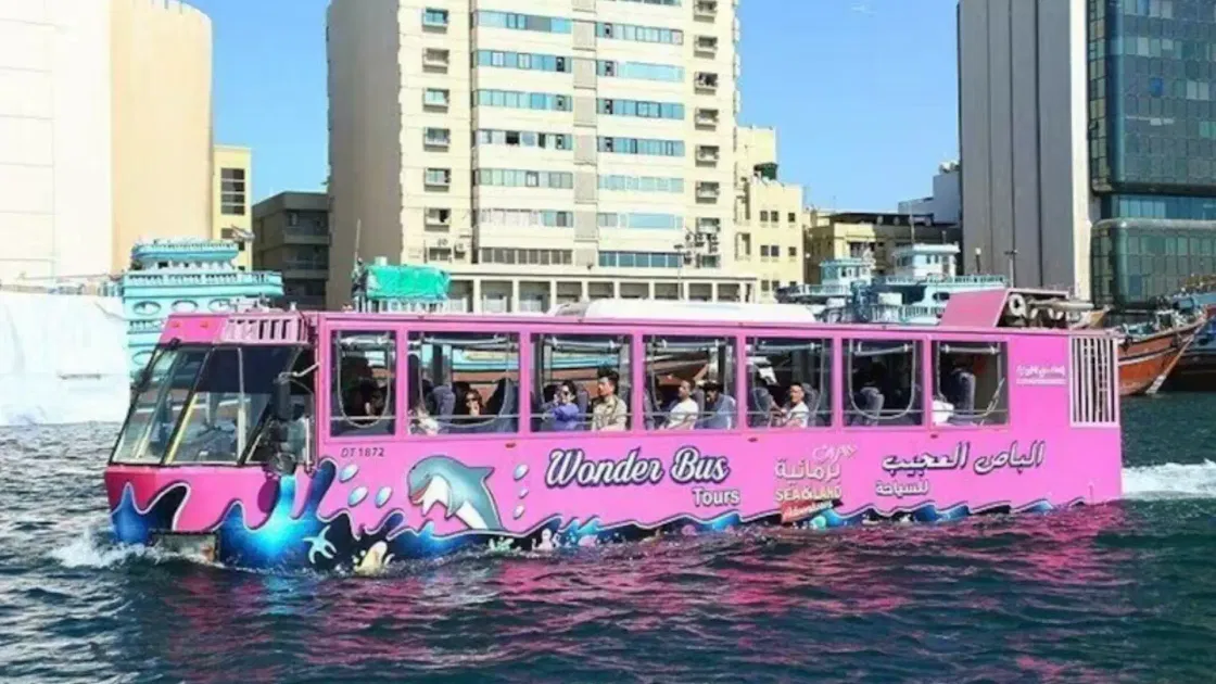 Wonder Bus Dubai – Amphibious Tour Covering Landmarks & Creek ...